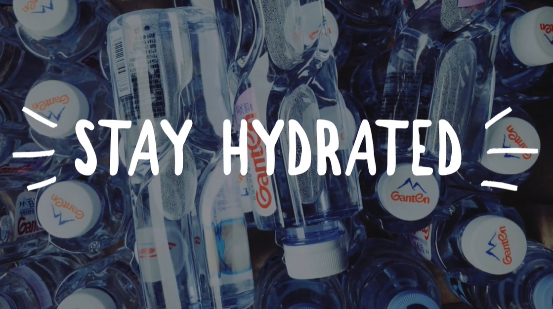 Stay Hydrated On Stage - DAVE AIZER